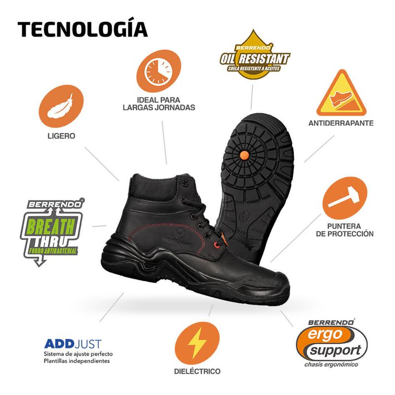 Botas Industriales Dieléctricas Berrendo 3017 | SafetyStore